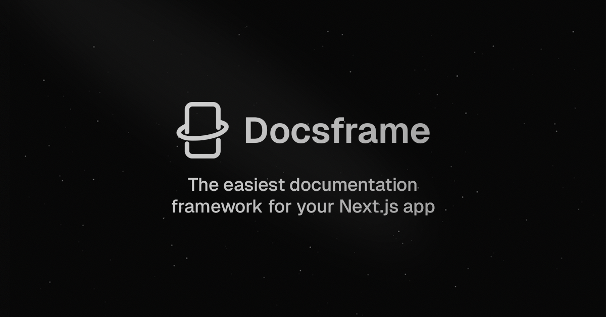 Getting Started — Docsframe Getting Started — Docsframe